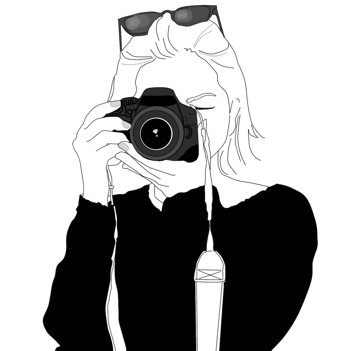 シンプルでおしゃれなアイコンイラストを制作します SNSのアイコンをオシャレにしよう