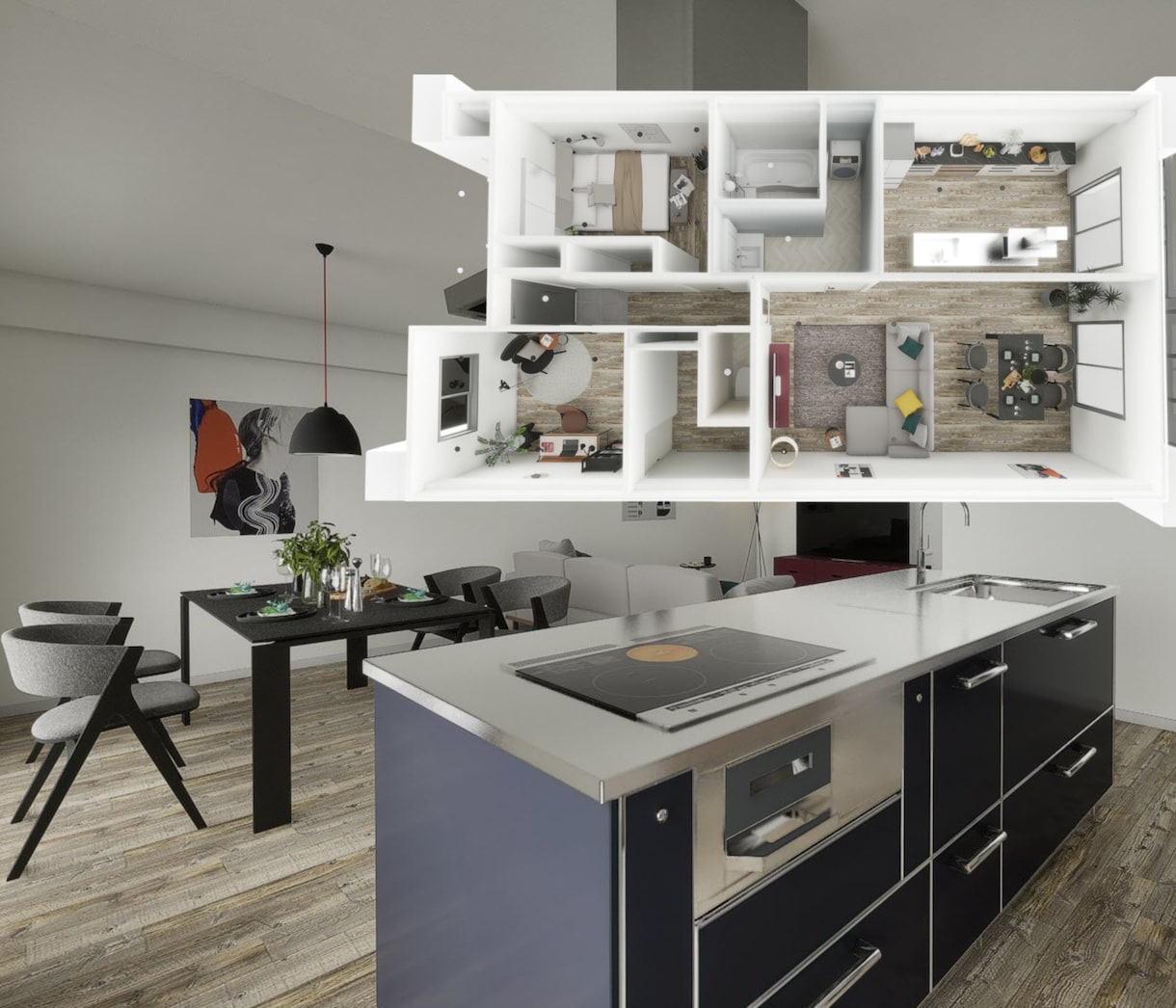 建築パースとVR体験で、プレゼンを成功させます 最新プレゼンで成約率アップに実績あり！設計中の空間を体感！