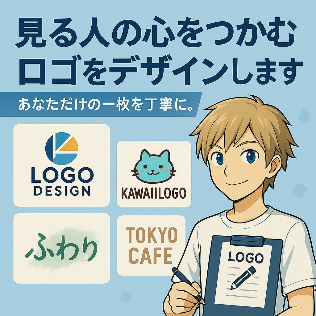 見る人の心をつかむロゴを制作します あらゆるジャンルのロゴに対応します