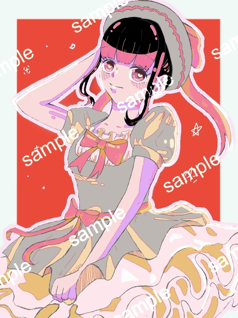 実績を積むためモニター価格でイラスト描きます Popでキュートな女の子が得意です。