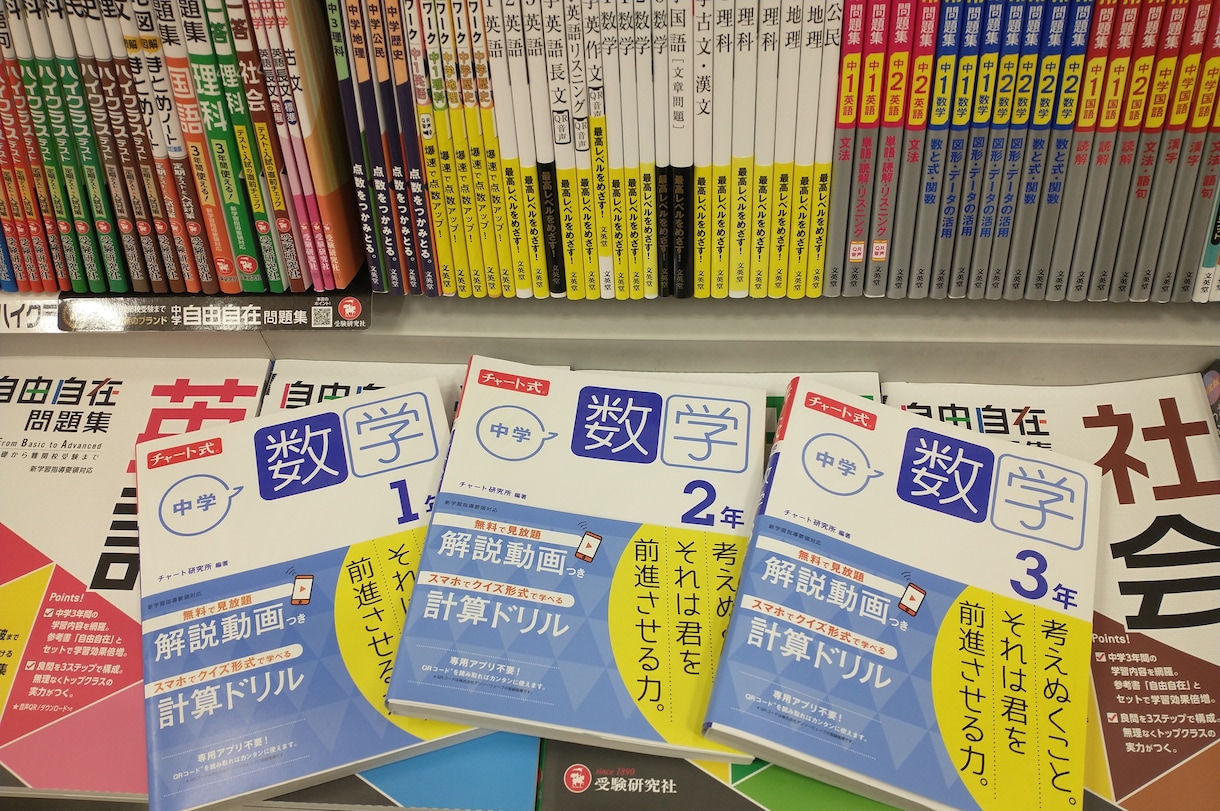 中3数学★入試対応速習マスター★基本修得目指します 全国共通 中3で必要な全てをオールチェック⇒入試合格へ！！