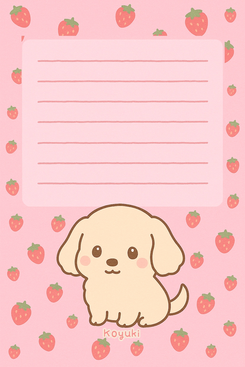 ペットちゃん入りの可愛いメモ用紙を作ります 可愛いペットちゃんのイラスト入りのメモでテンションUP♡ | ココナラ