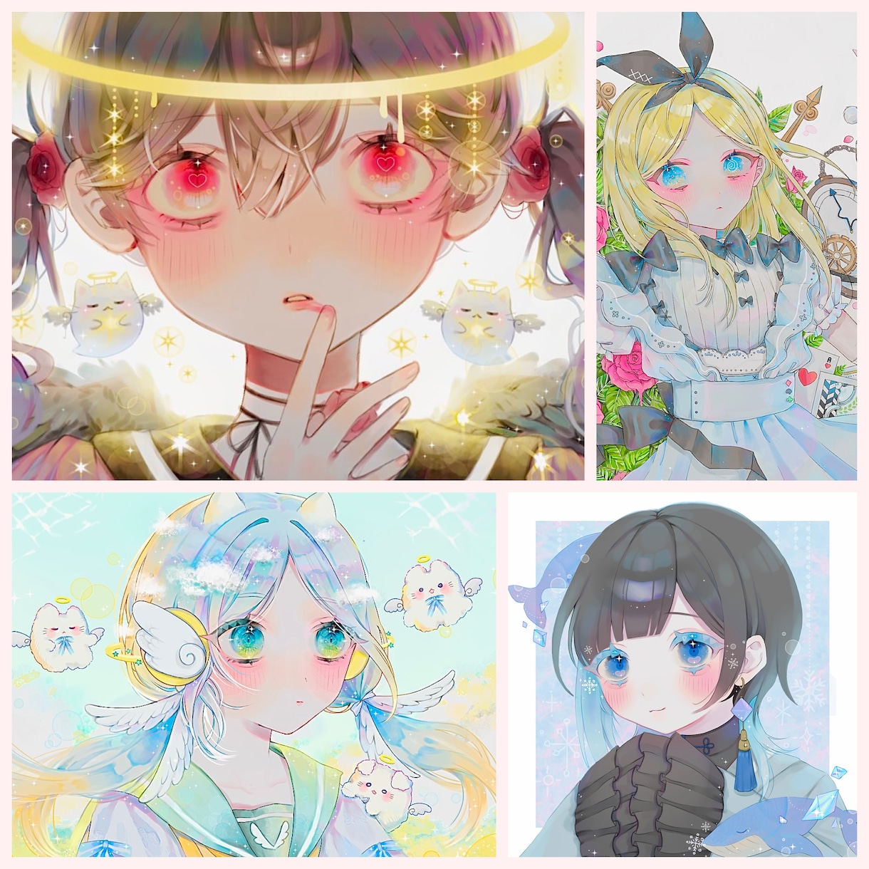 無料修正無制限！ご希望に沿ったイラストお描きします ご希望に合わせてキラキラなイラストを作成します！