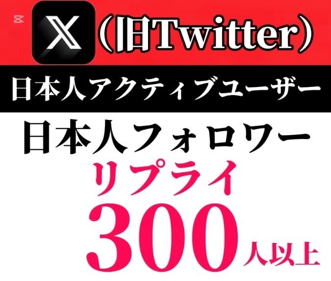 ツイッター(X) コメント300人以上増やます 日本人アクティブユーザーからのリプライ！ | ココナラ